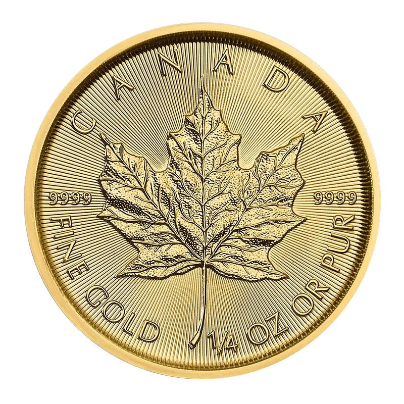 1 4 Oz Gold Maple Leaf Coin 2022 TD Precious Metals